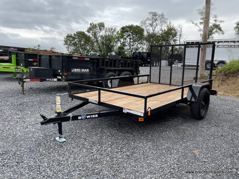 Bwise 6x10 Landscape Trailer With 3,500 Lb Axle - Ready To Work