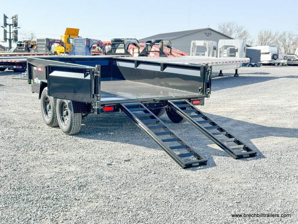 Bwise 7×12 Low Pro Dump Trailer – Built For Heavy Lifting