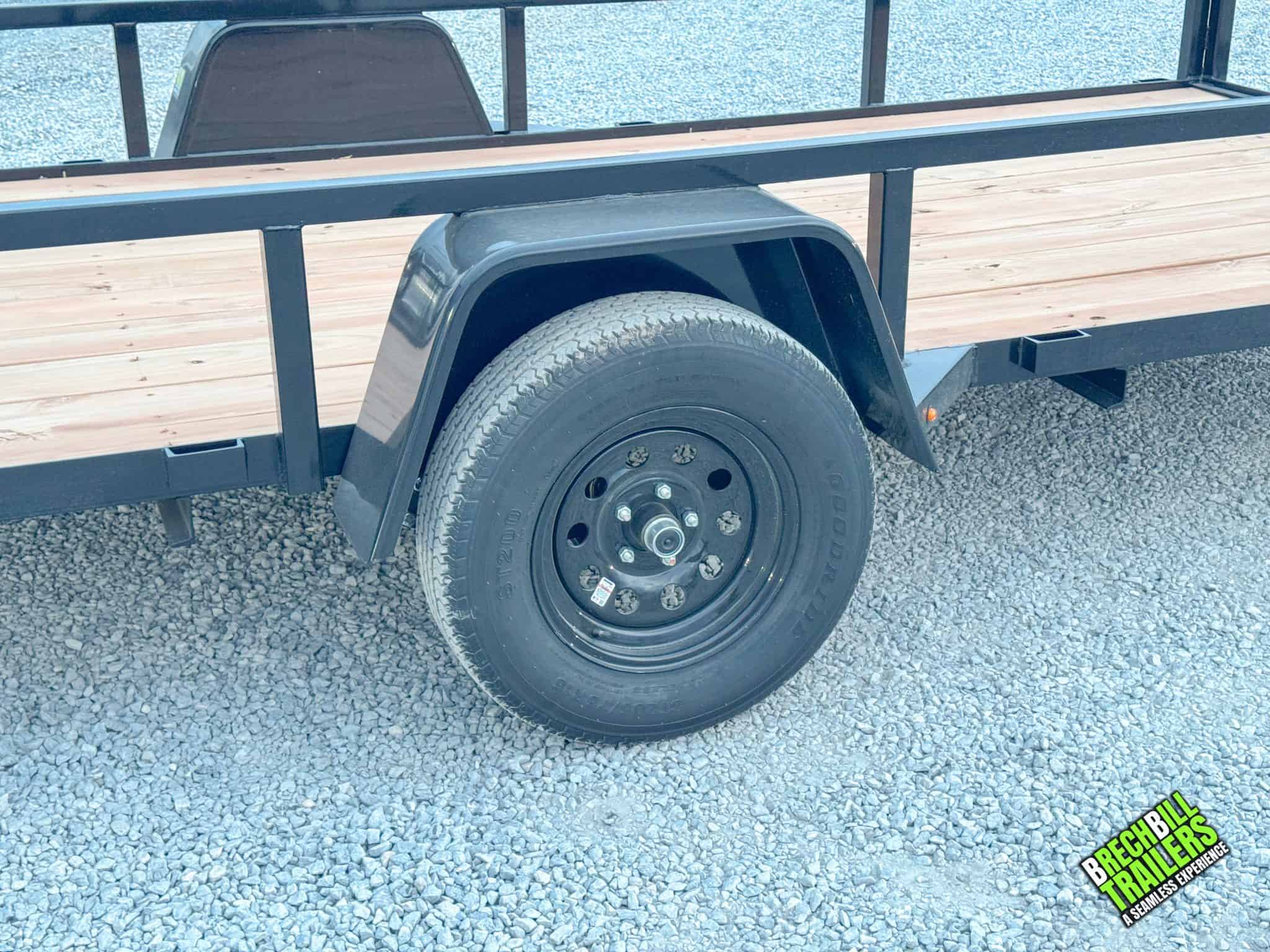 Bwise Utility Trailer (UT-614) 6x14 - For Landscaping & More