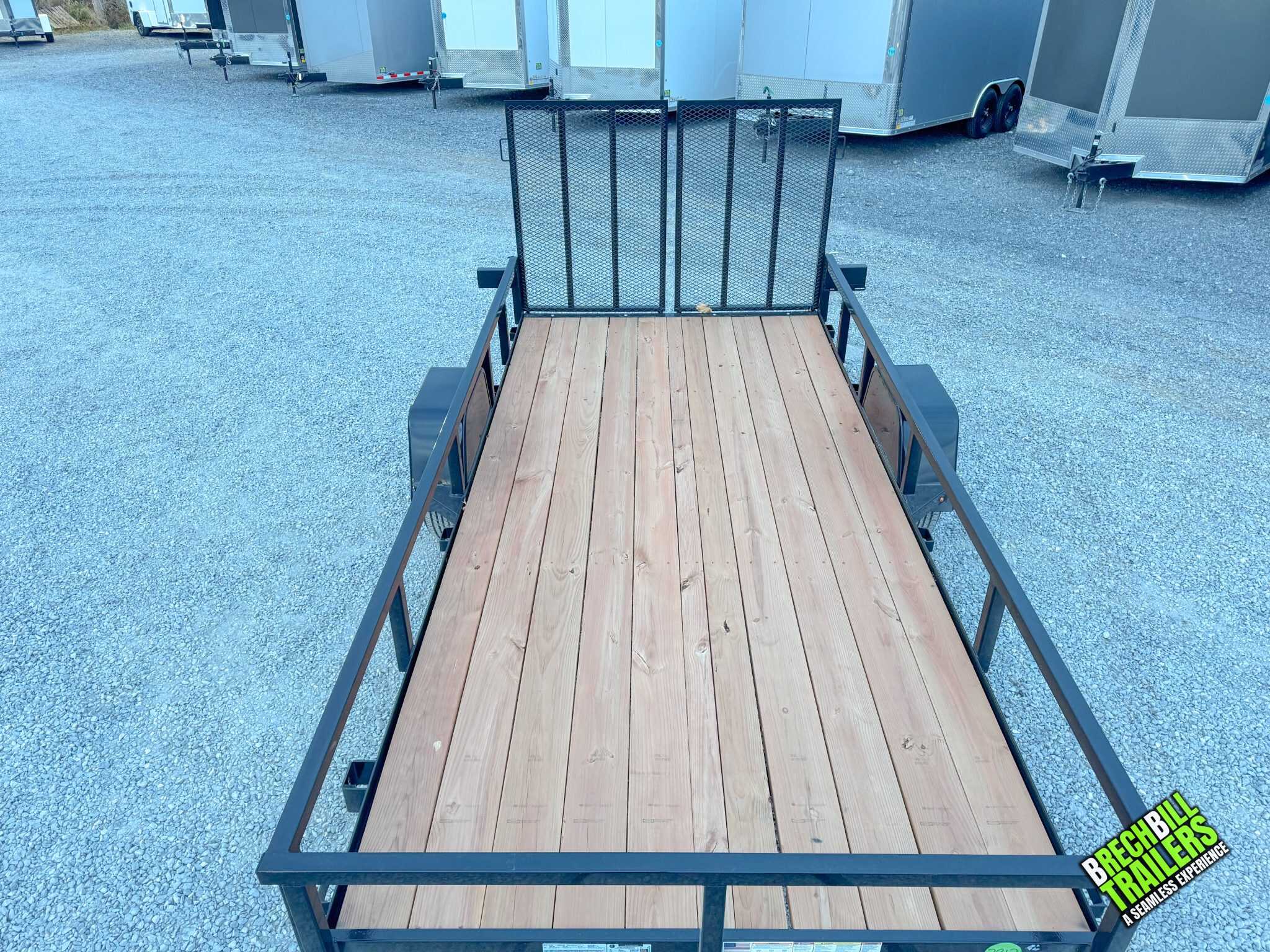 Bwise Utility Trailer (UT-614) 6x14 - For Landscaping & More