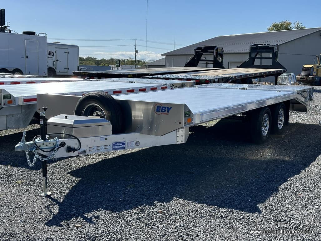 EBY 20ft High Load Capacity Equipment Deckover Trailer: 10K GVWR