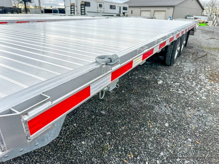 EBY Deck-Over 14K Equipment Trailer 24.5ft With Aluminum Wheels