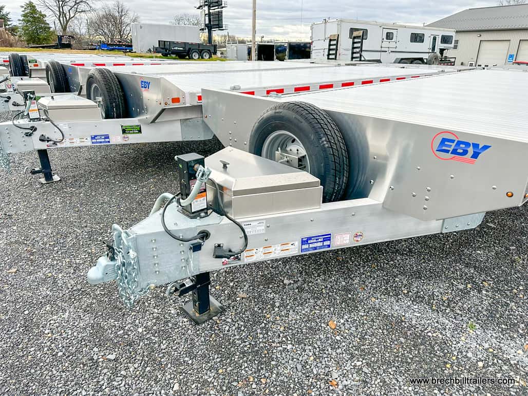 EBY Deck-Over 14K Equipment Trailer 24.5ft With Aluminum Wheels