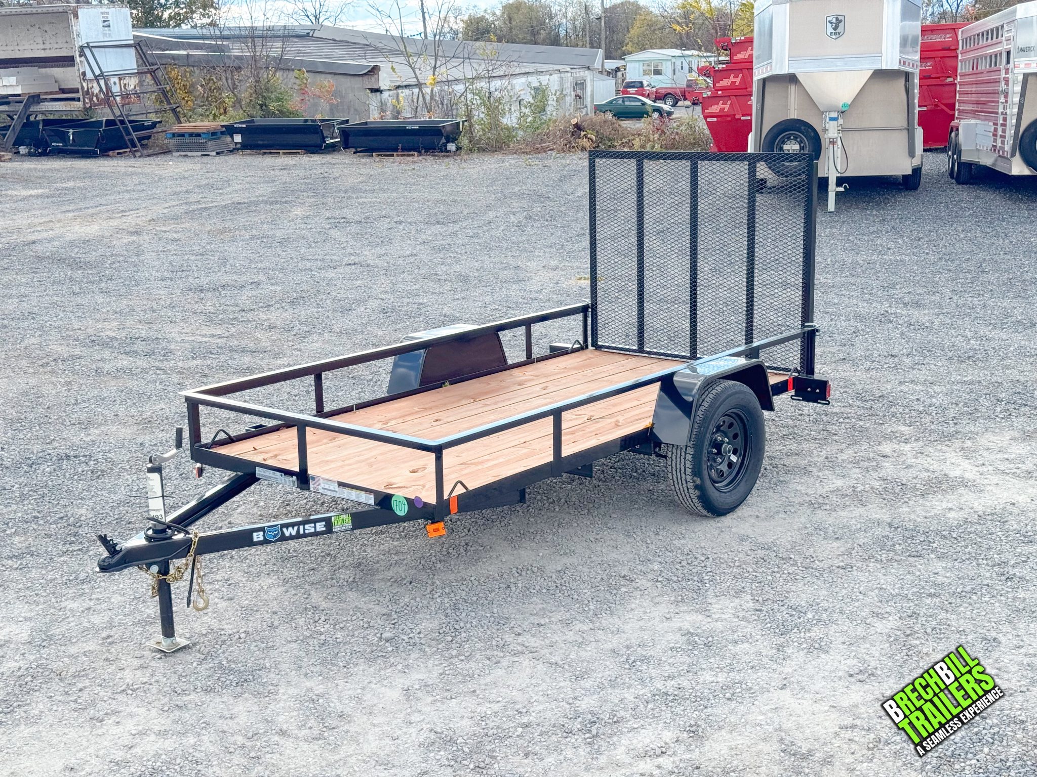 Bwise 5x10 Utility Trailer | UTE-510, 3K GVWR, 3.5K Axles