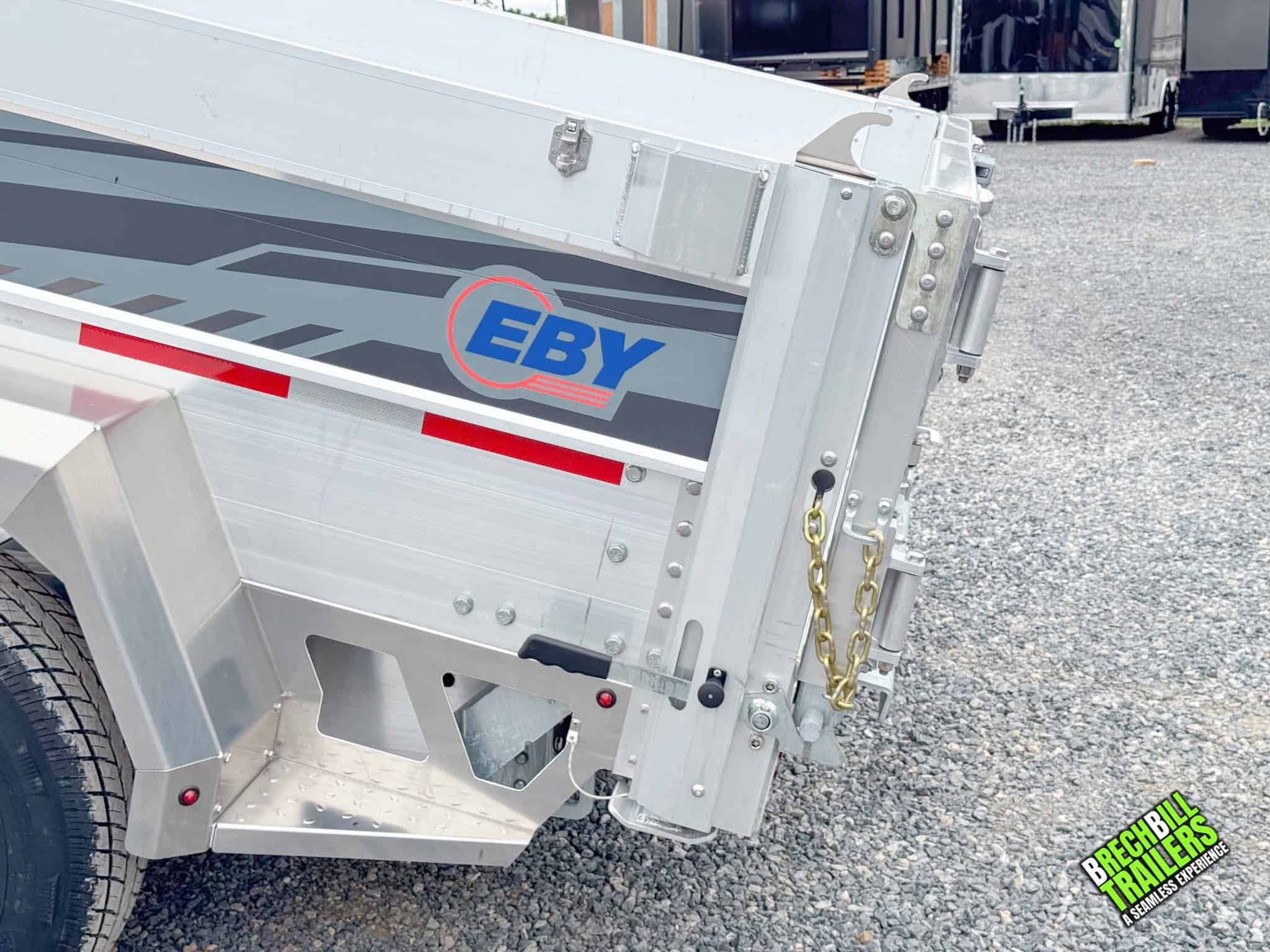 14K GVWR Aluminum Dump Trailer With Ramps & Combo Gate