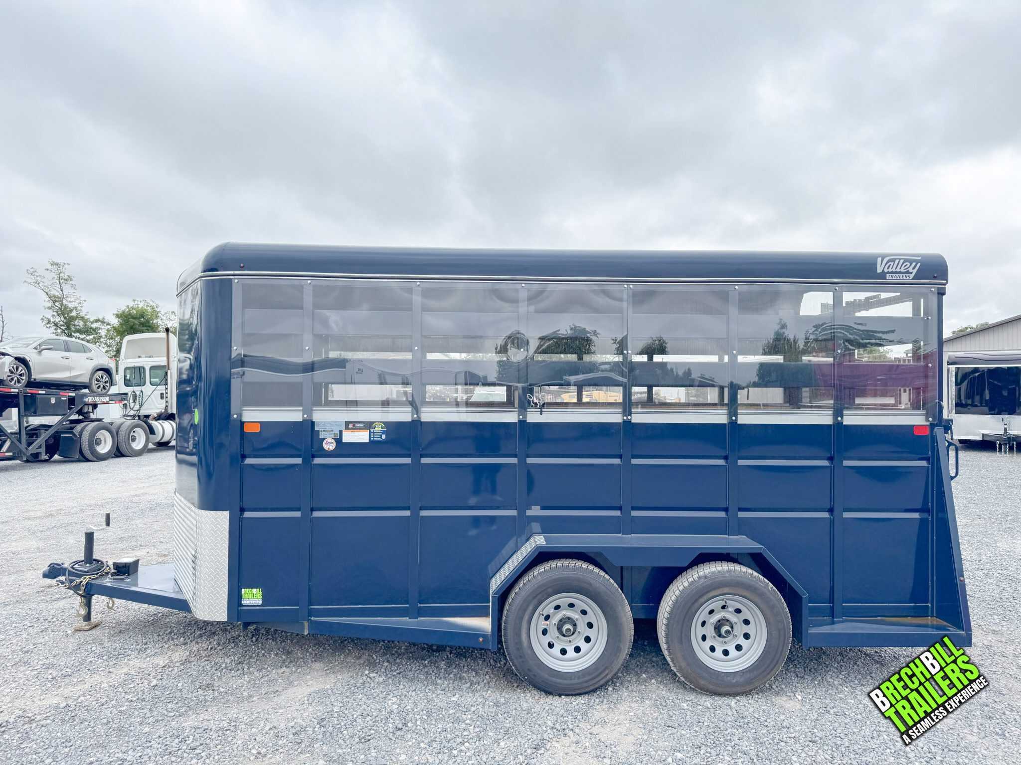 Valley 7K Stock Trailer 16 Ft With 7ft 6in Inside Height