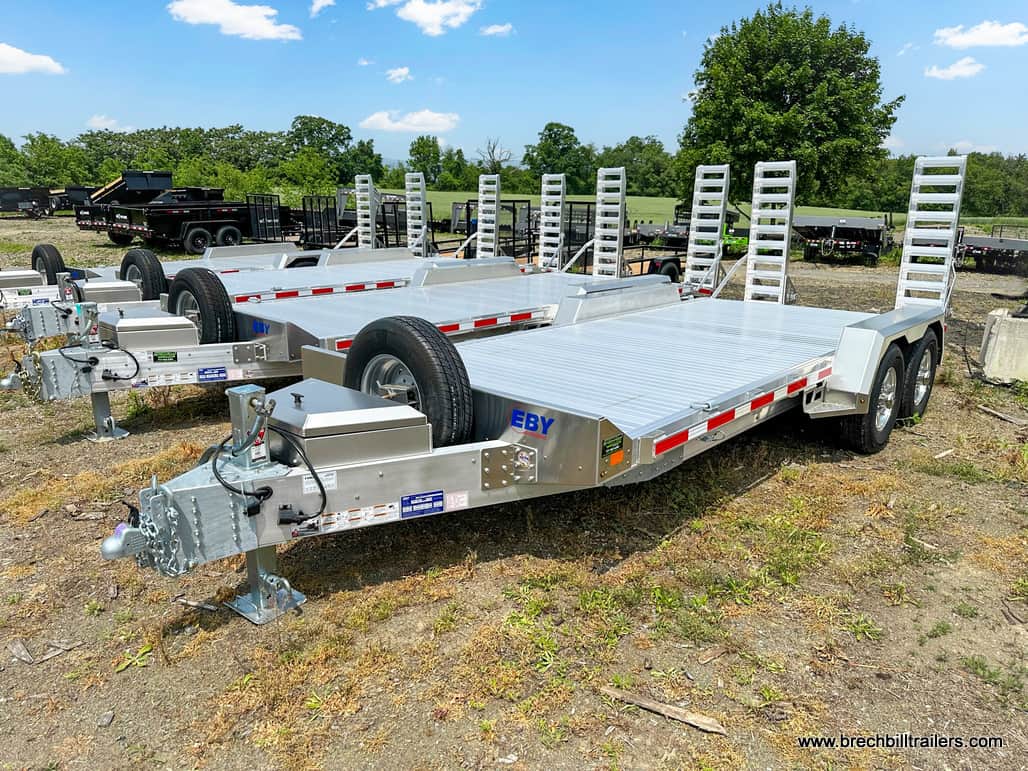 EBY 14K 18ftx82in Low-Pro Equipment Trailer, Aluminum Frame