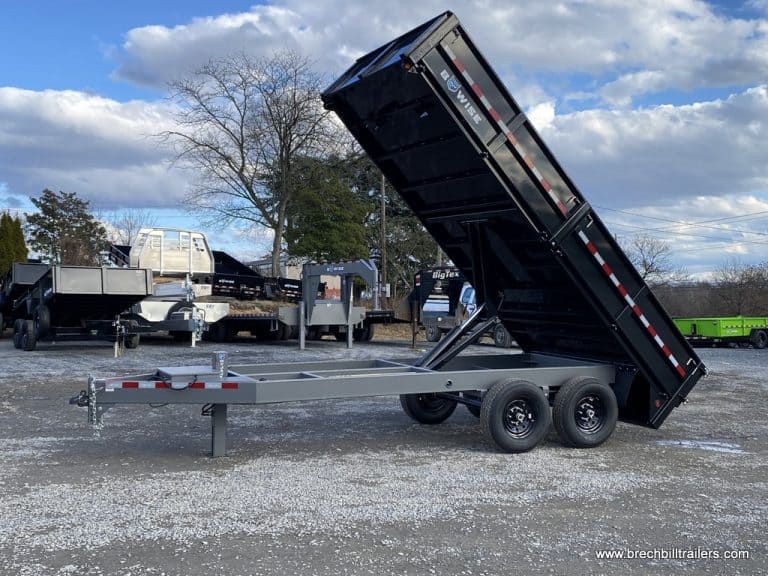 Bwise DDHD16-15 15.4K Deck Over Tube Frame Dump Trailer 7x16