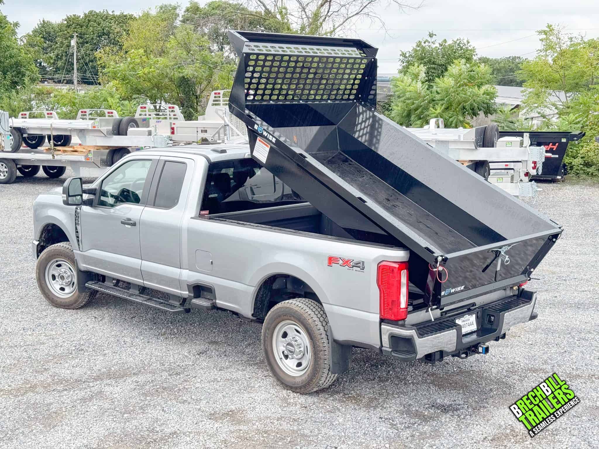 Bwise 6ft Truck Dump Insert 64in, Steel Frame, Tarp Kit