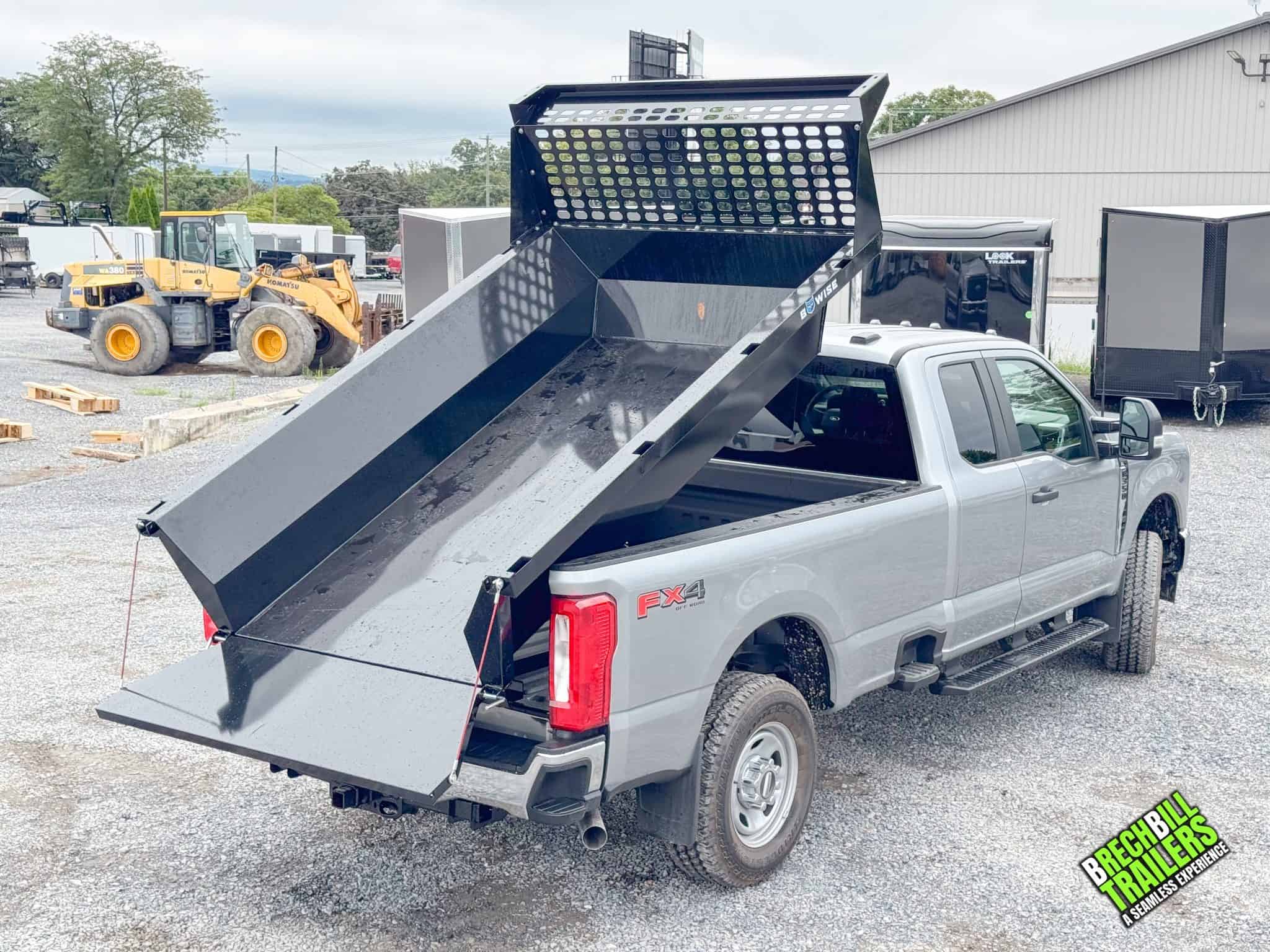 Bwise 6ft Truck Dump Insert 64in, Steel Frame, Tarp Kit