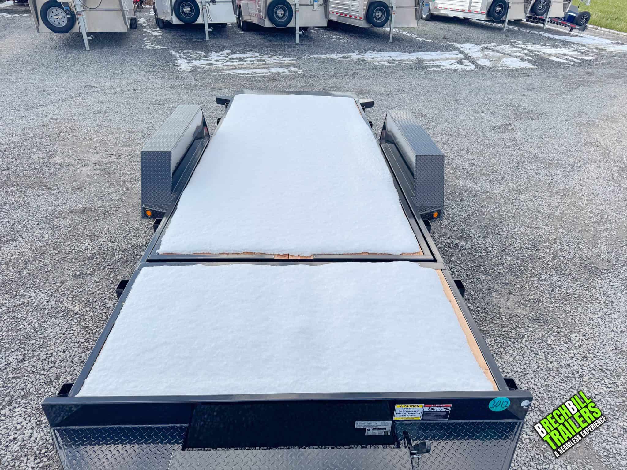 Bwise 15K Gravity Tilt Deck Trailer 20ft, 7K Axle Capacity