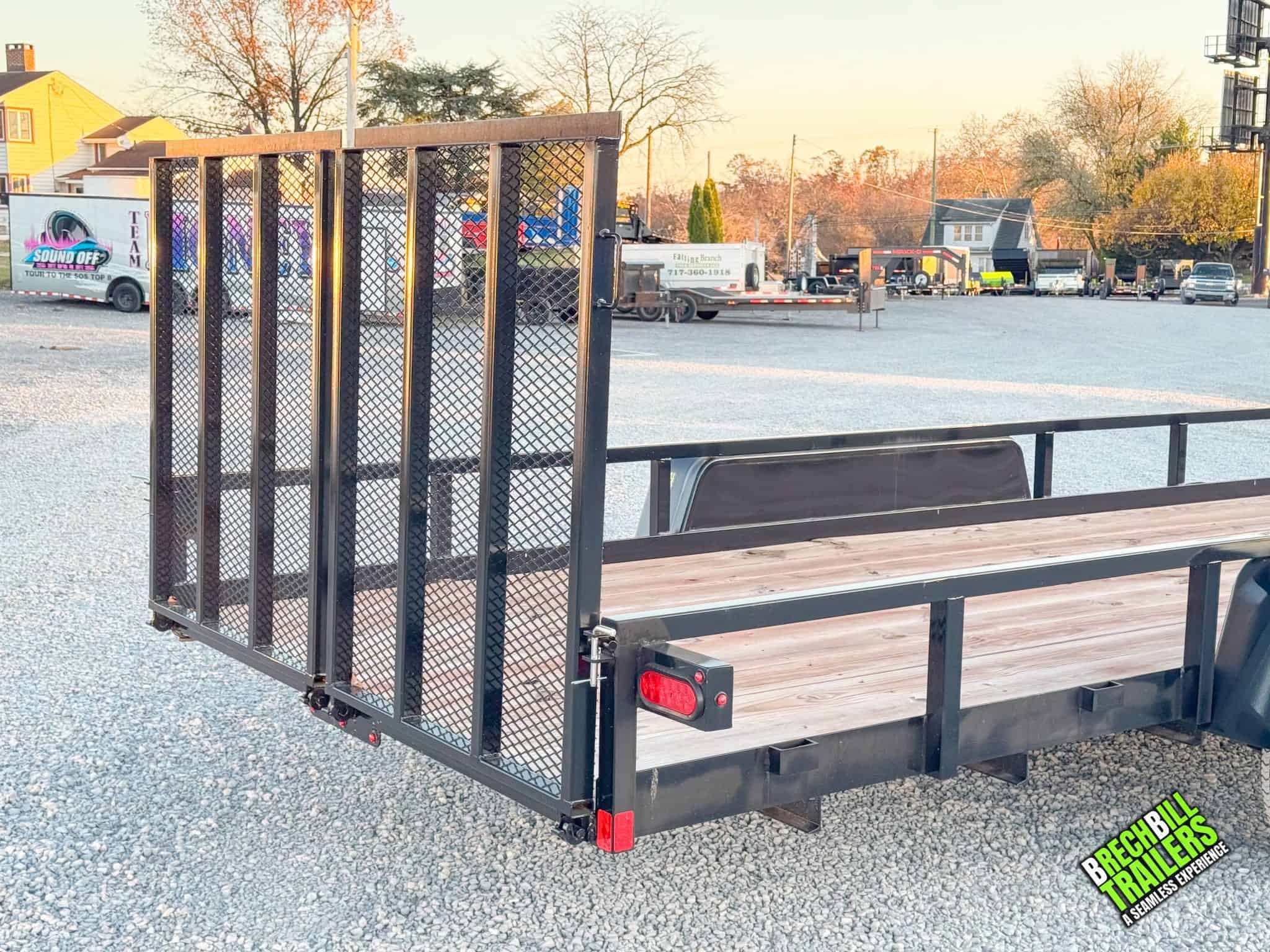 Bwise 7K Tandem Axle Utility Landscape Trailer 7ft X 20ft