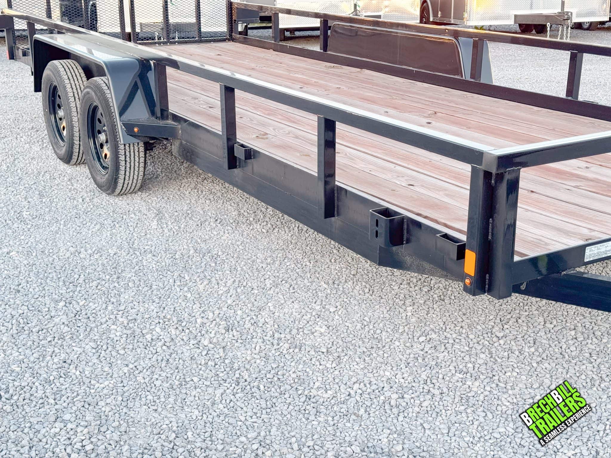 Bwise 7K Tandem Axle Utility Landscape Trailer 7ft X 20ft