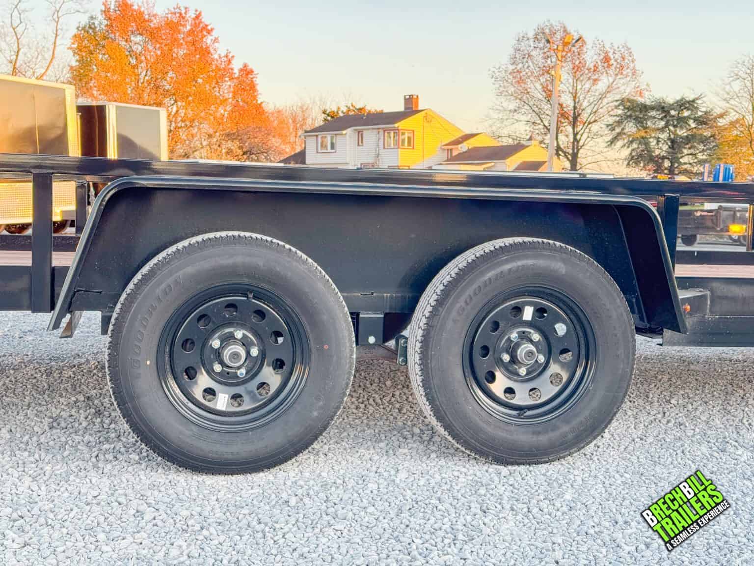 Bwise 7K Tandem Axle Utility Landscape Trailer 7ft X 20ft