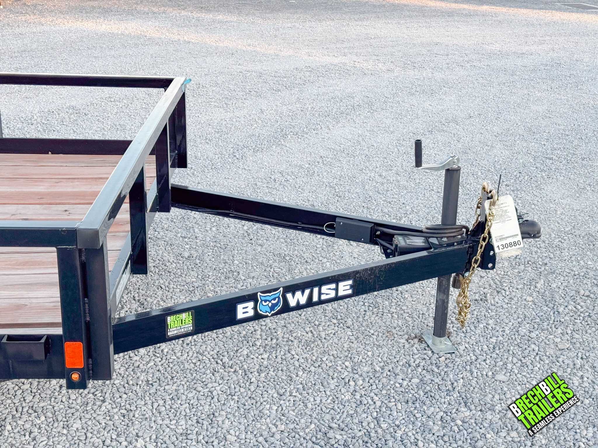 Bwise 7K Tandem Axle Utility Landscape Trailer 7ft X 20ft