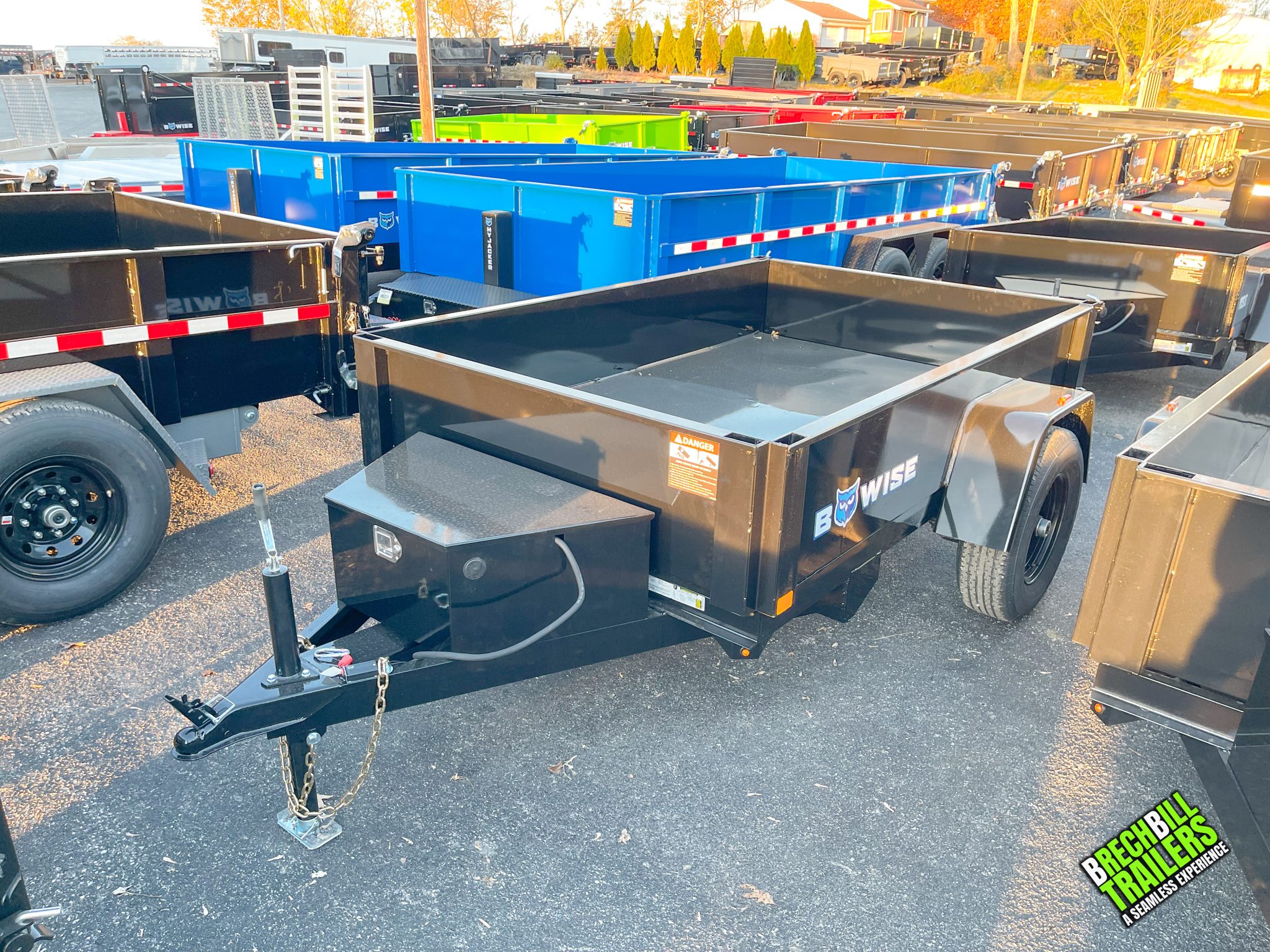 Bwise R Series 5K Dump Trailer 5ft X 8ft, 3,785 Lbs Payload