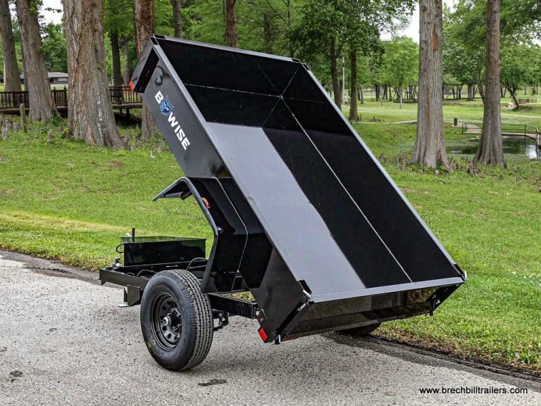 Bwise R Series 5K Dump Trailer 5ft X 8ft, 3,785 Lbs Payload