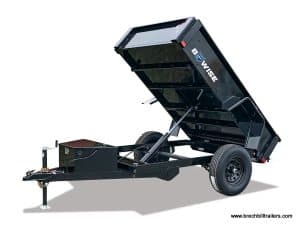 Bwise R Series 5K Dump Trailer 5ft X 8ft, 3,785 Lbs Payload