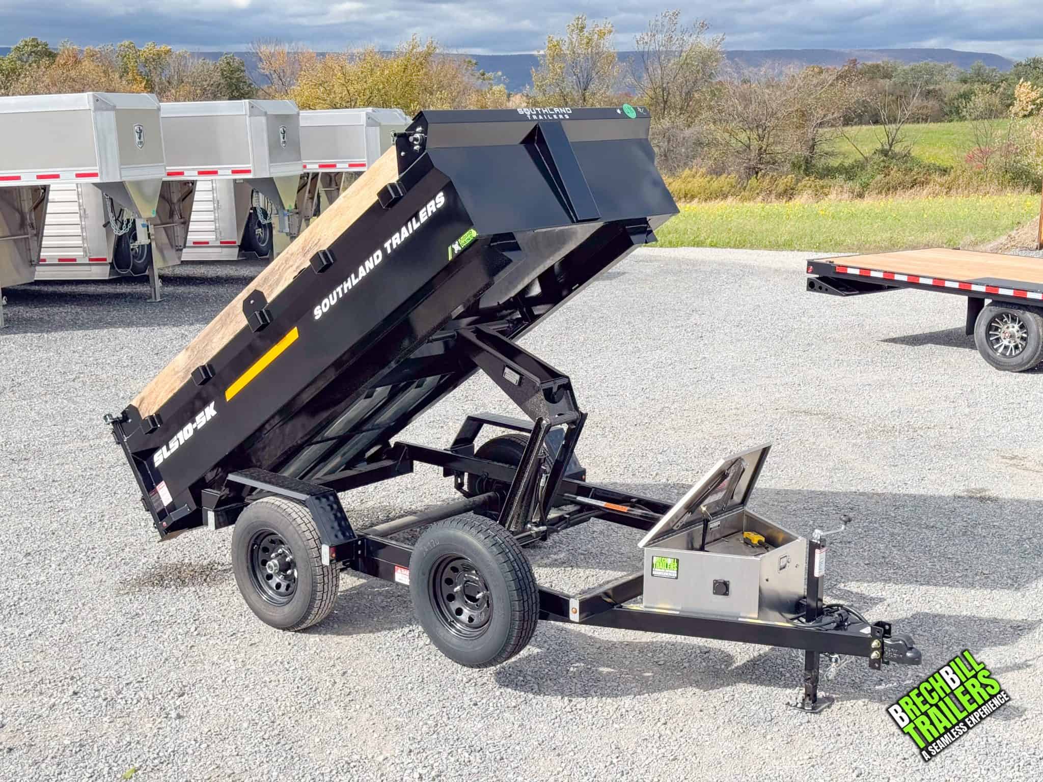 Southland 5K Single Axle Dump Trailer 5x10 3,631 Lbs Payload