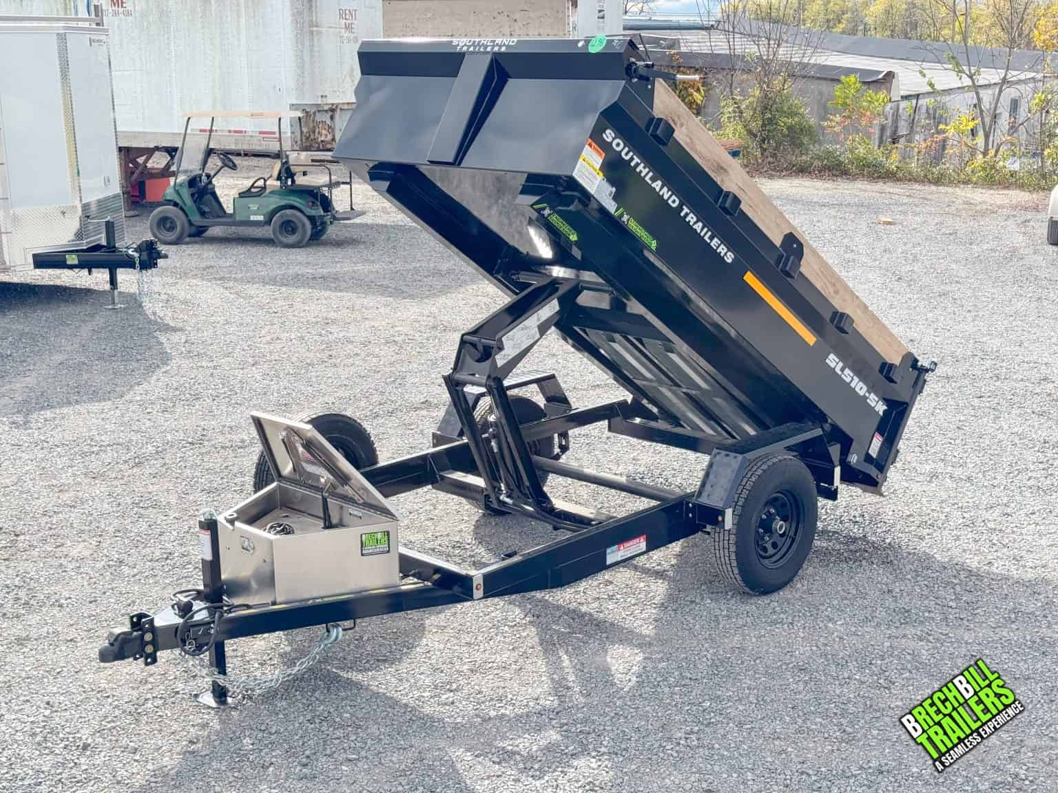Southland 5K Single Axle Dump Trailer 5x10 3,631 Lbs Payload