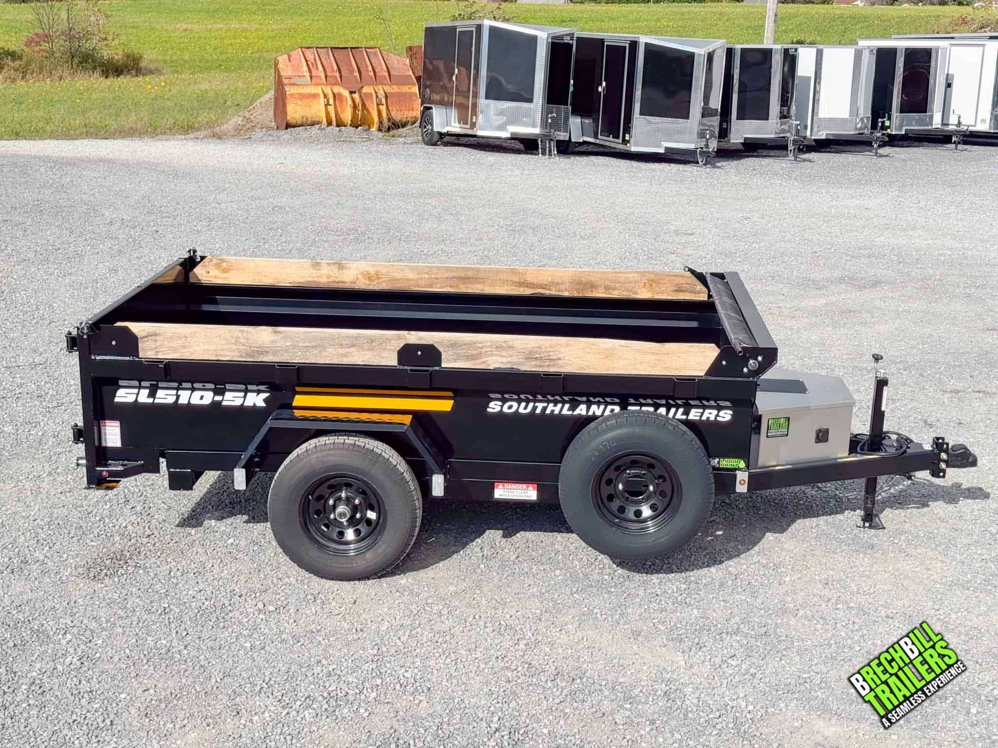 Southland 5K Single Axle Dump Trailer 5x10 3,631 Lbs Payload