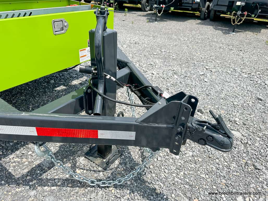 FlatTrak 14K Lay Flat Scissor Lift Trailer With Hydraulic Jack