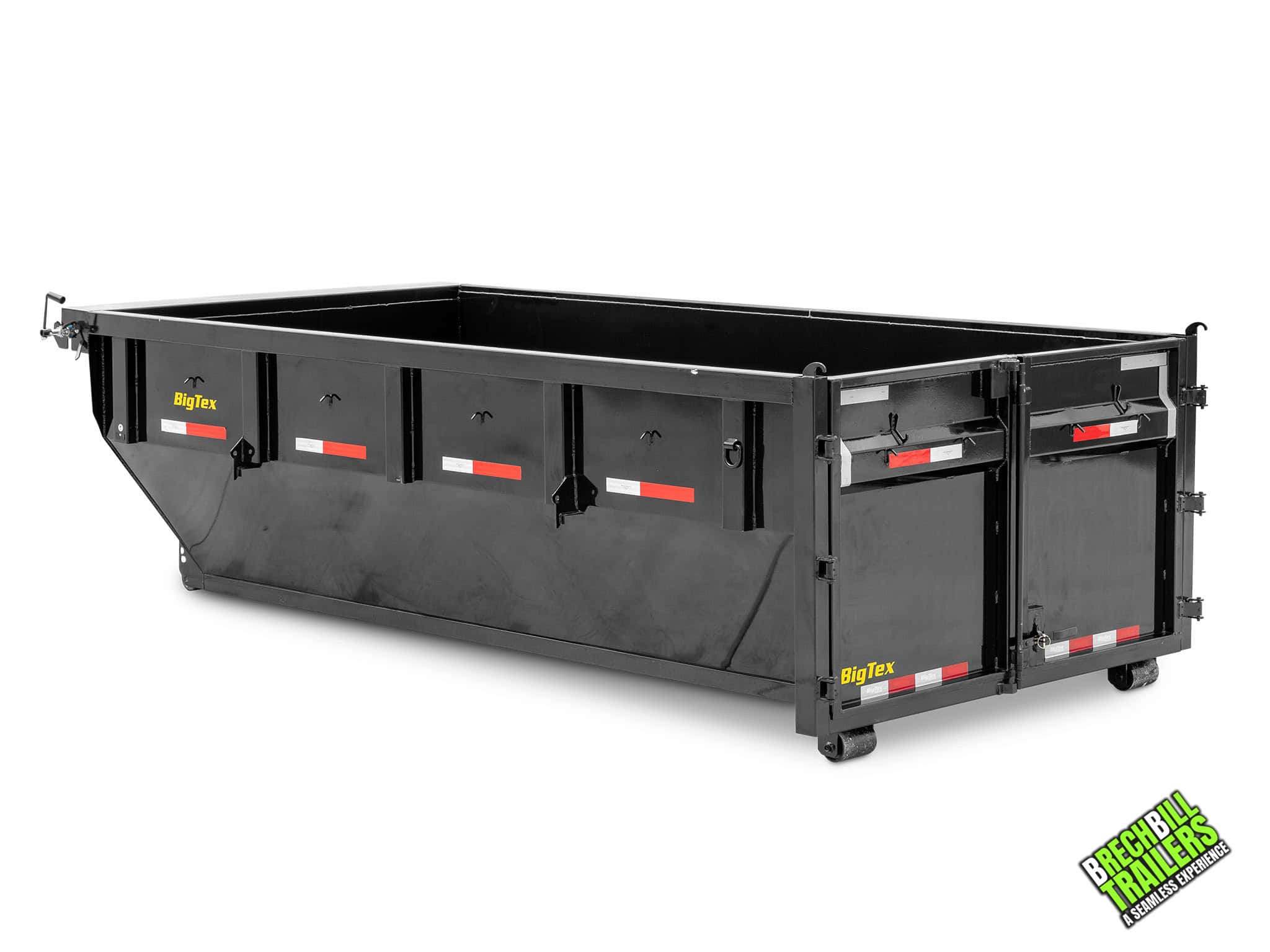 Big Tex Roll Off Trailer Bin Steel Frame 48in High Capacity