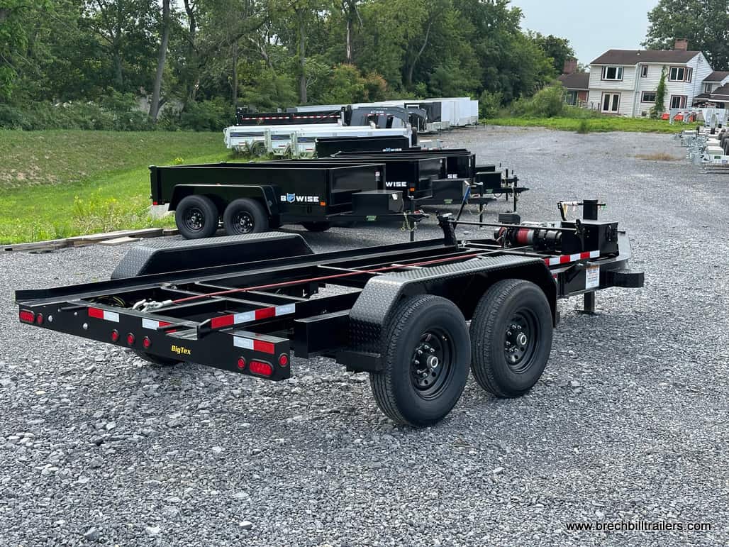 Big Tex 14K 83in X 14ft Roll Off Bumper Pull Dump Trailer