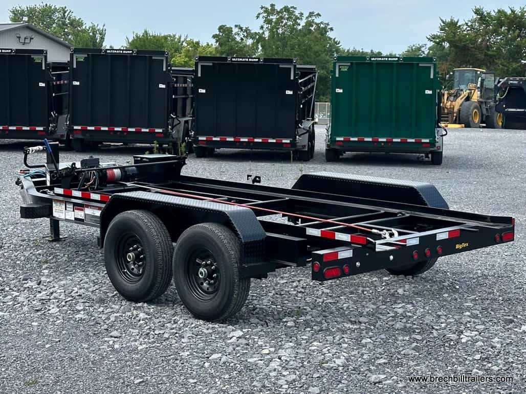 Big Tex 14K 83in X 14ft Roll Off Bumper Pull Dump Trailer