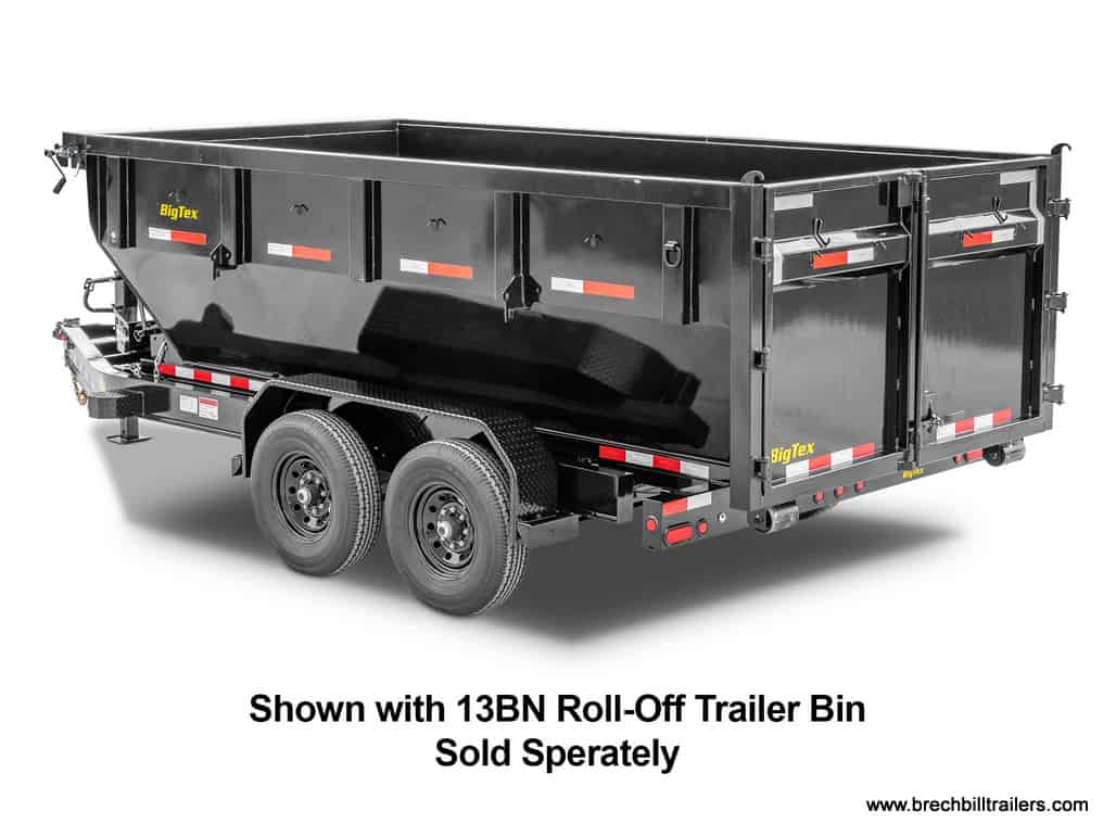Big Tex 14K 83in X 14ft Roll Off Bumper Pull Dump Trailer