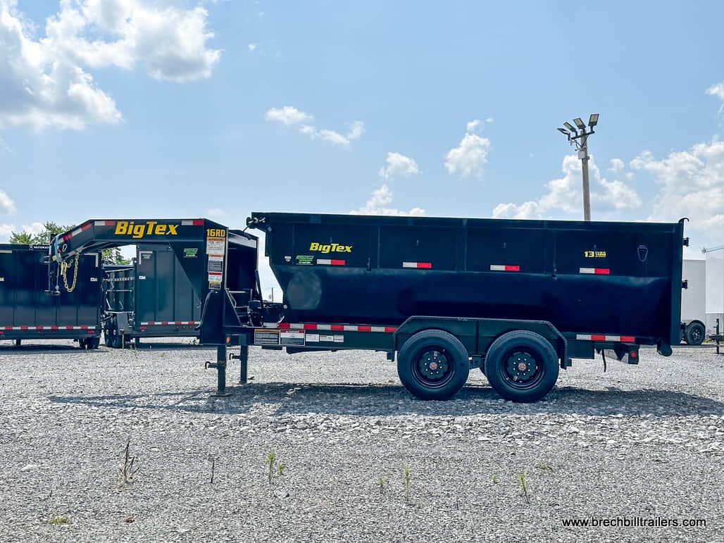 Big Tex 17.5K Gooseneck Roll Off Dump Trailer 83in X 14ft
