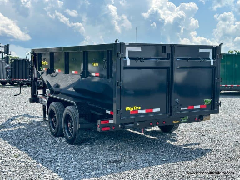 Big Tex 17.5K Gooseneck Roll Off Dump Trailer 83in X 14ft
