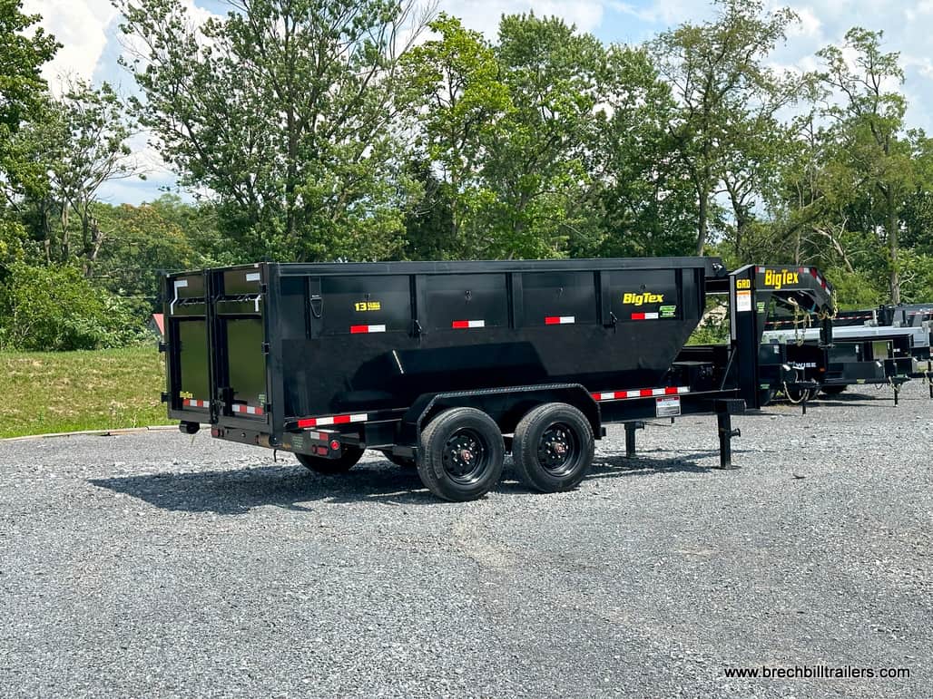 Big Tex 17.5K Gooseneck Roll Off Dump Trailer 83in X 14ft