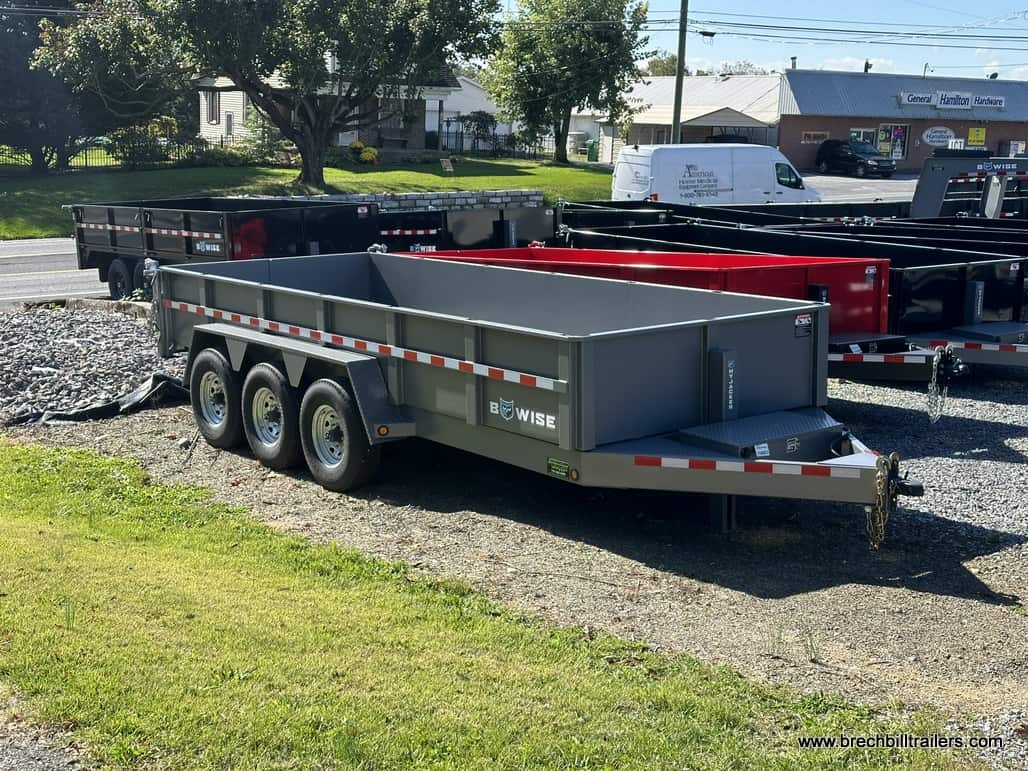 Bwise Heavy Duty Dump Trailer 7x18ft, 21K GVWR - For Sale