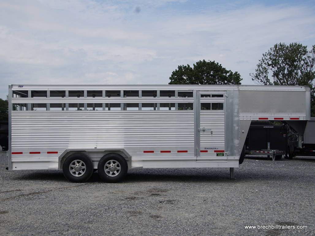 EBY 20FT MAVERICK LS GN20 14K Gooseneck Livestock Trailer