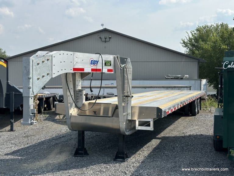 EBY 26K Deck-Over Gooseneck Trailer 40ft With Mega Ramps