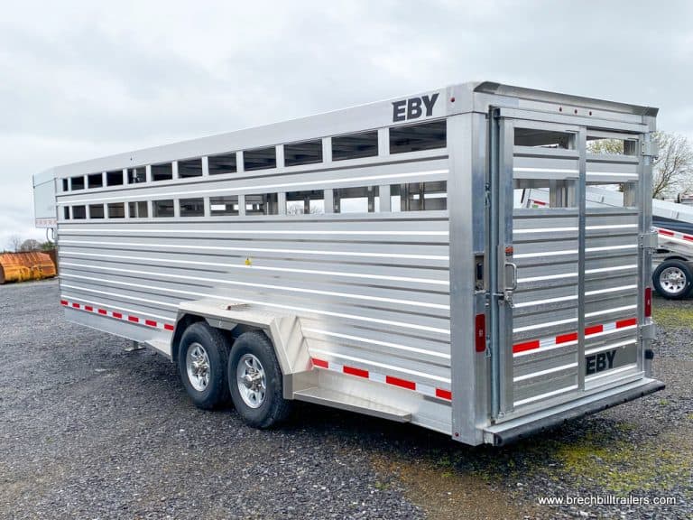 EBY 14K MAVERICK Gooseneck Livestock Trailer 7ft × 24ft