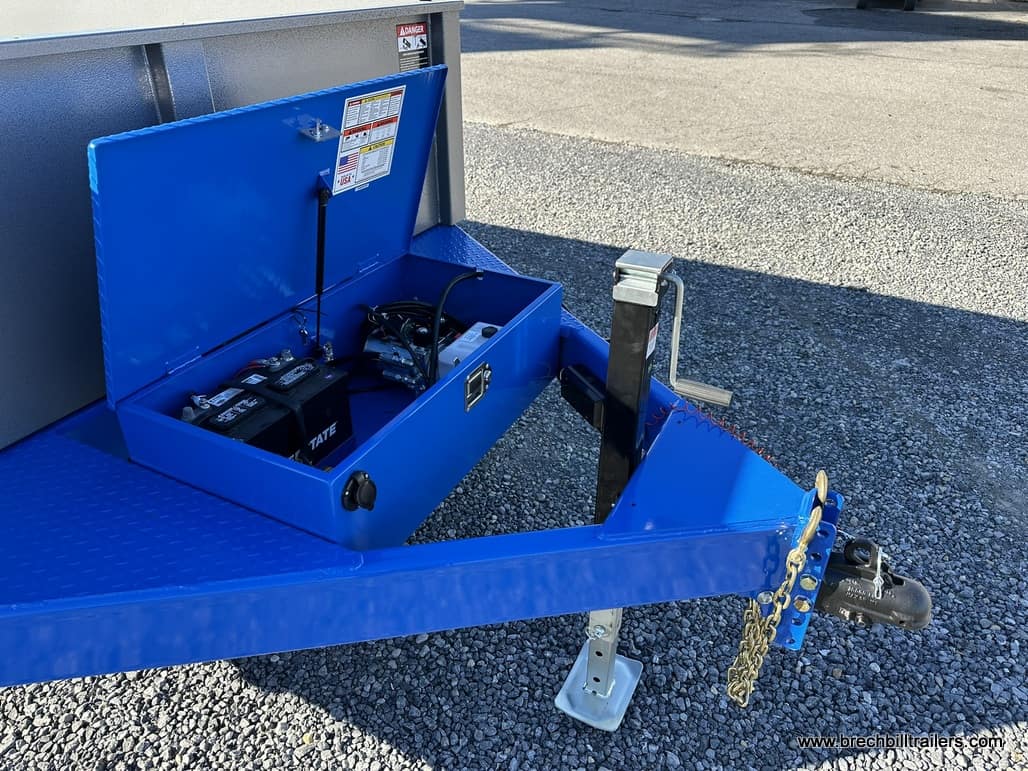 Bwise 10K Low Pro Dump Trailer 7ft X 12ft With Steel Ramps