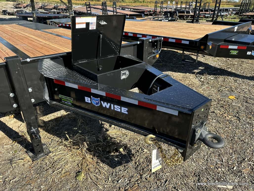 Bwise 25K HD Deck Over Trailer 8.5ft X 25ft Full Width Ramps