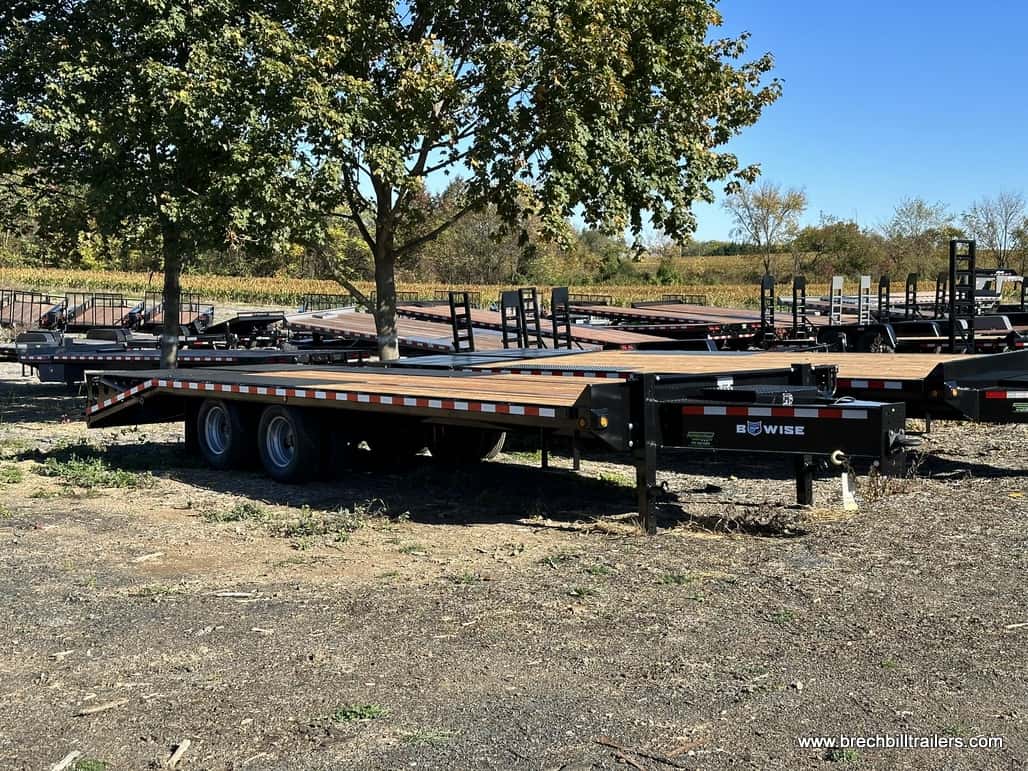 Bwise 25K HD Deck Over Trailer 8.5ft X 25ft Full Width Ramps