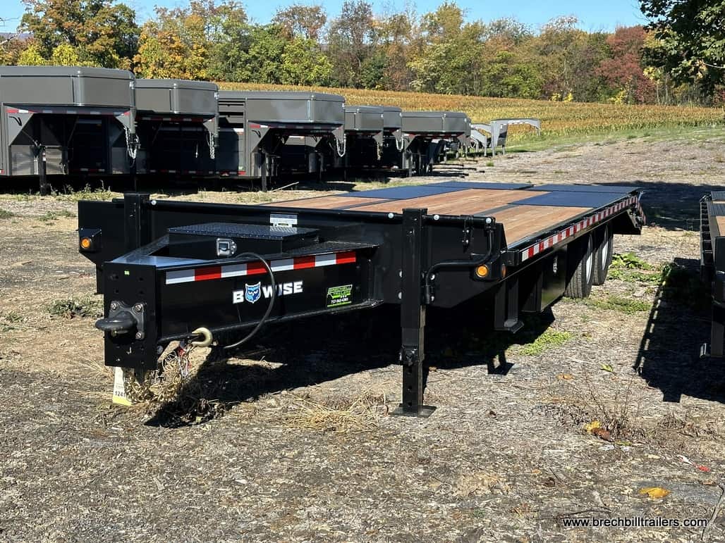 Bwise 25K HD Deck Over Trailer 8.5ft X 25ft Full Width Ramps