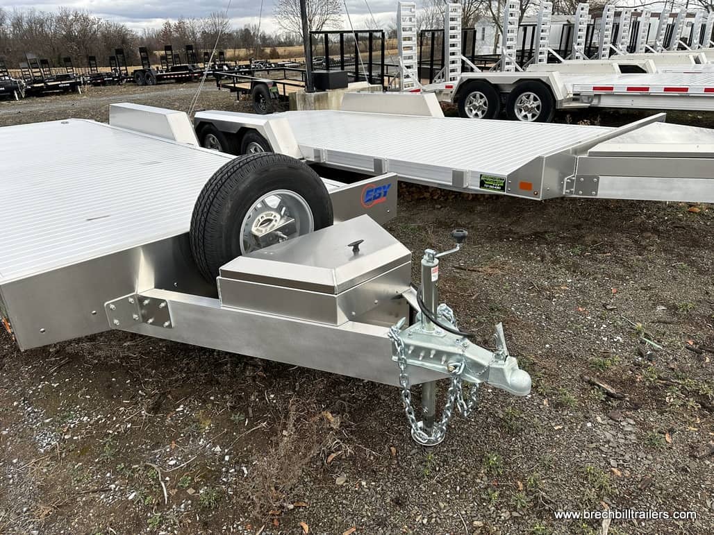 EBY 10K Car Hauler Trailer 7×20 Ft With A-Frame Tool Box