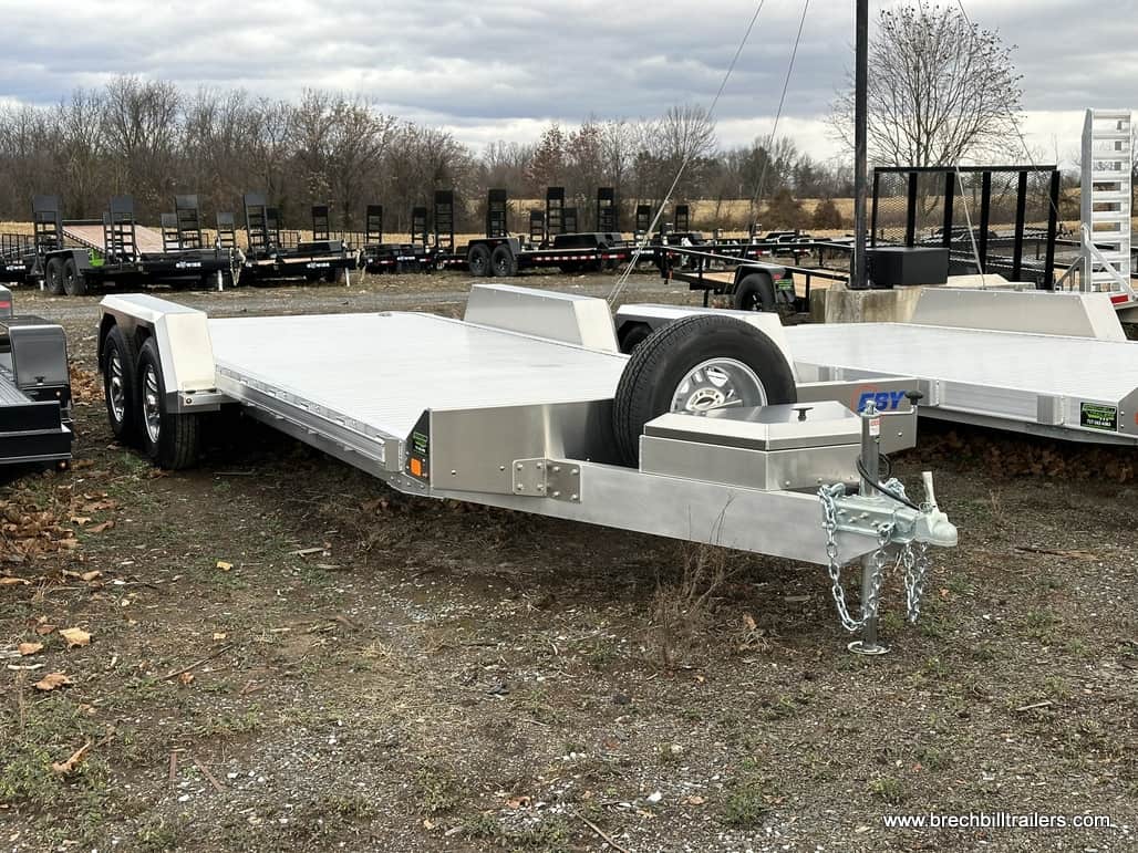 EBY 10K Car Hauler Trailer 7×20 Ft With A-Frame Tool Box