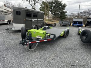 FlatTrak FCH8018 7×18 Lay Flat 14K Equipment Hauler Trailer