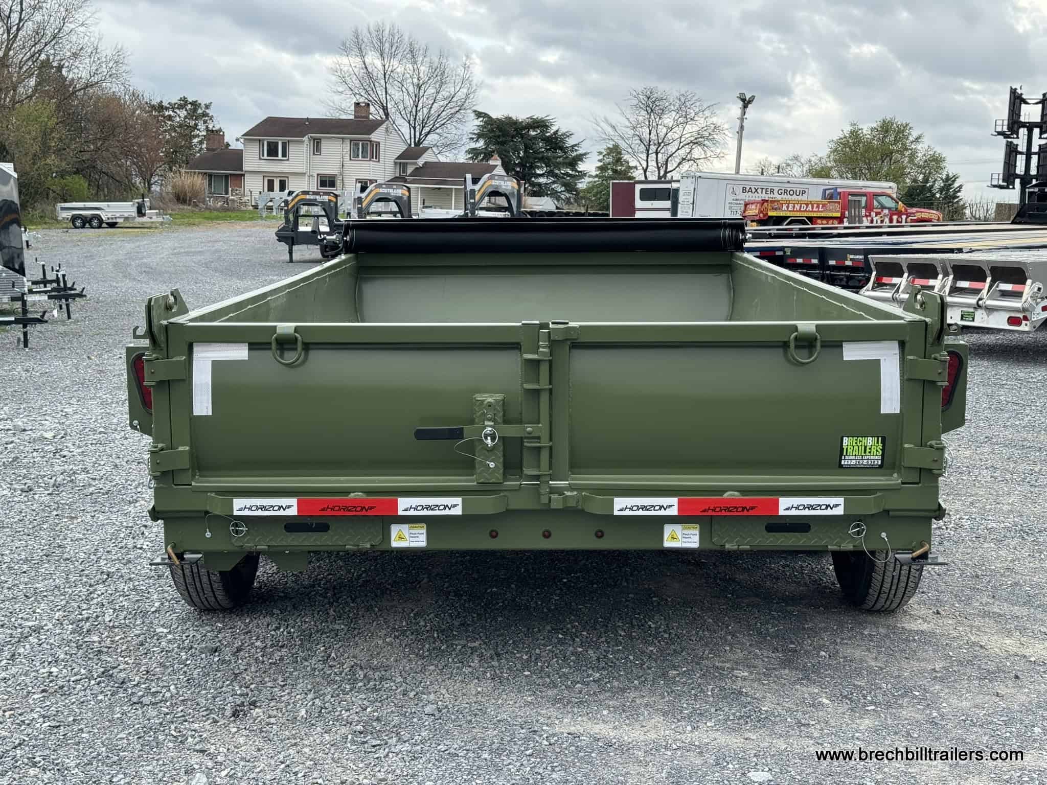 Horizon LZ7-14 14K Heavy Duty Dump Trailer With Combo Gate