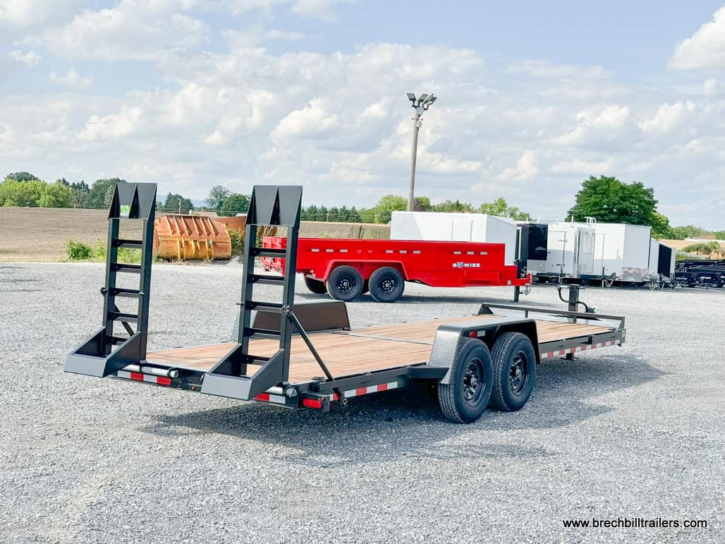 Bwise 14k Heavy Duty Equipment Trailer 22ft, 10.5K Payload
