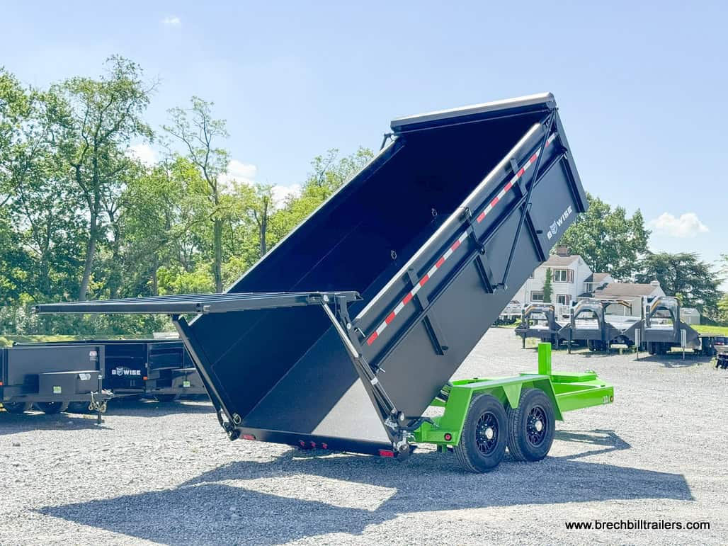 7x14 Bwise Ultimate Dump Trailer With 2-Way Hydraulic Gate