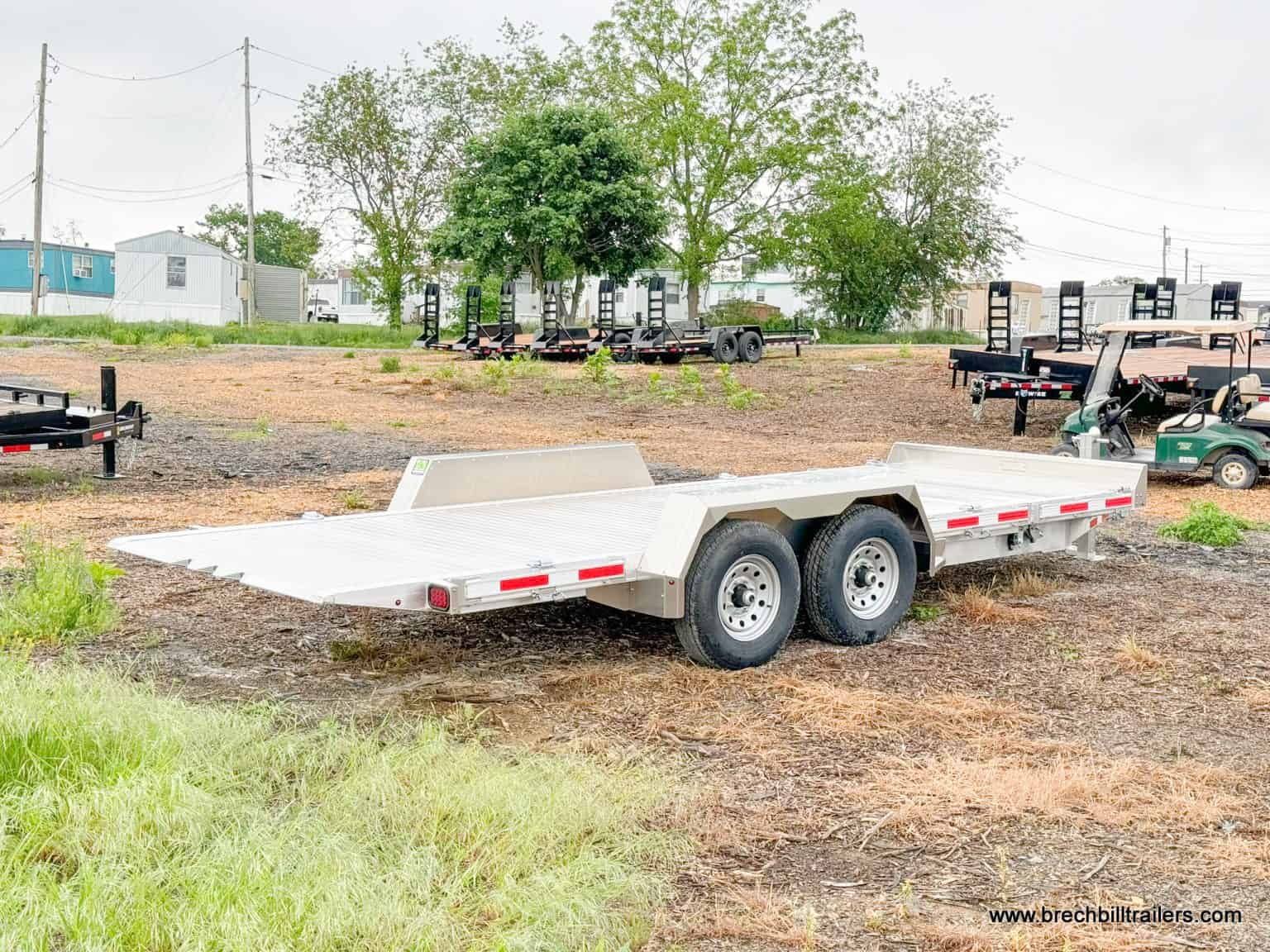 EBY 14K Gravity Tilt Trailer 20 Ft Aluminum Heavy Duty