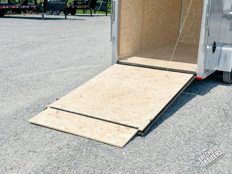 Compact RC 6×12 Flat Top Wedge Enclosed Cargo Trailer 3K