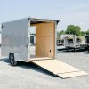 Compact RC 6×12 Flat Top Wedge Enclosed Cargo Trailer 3K